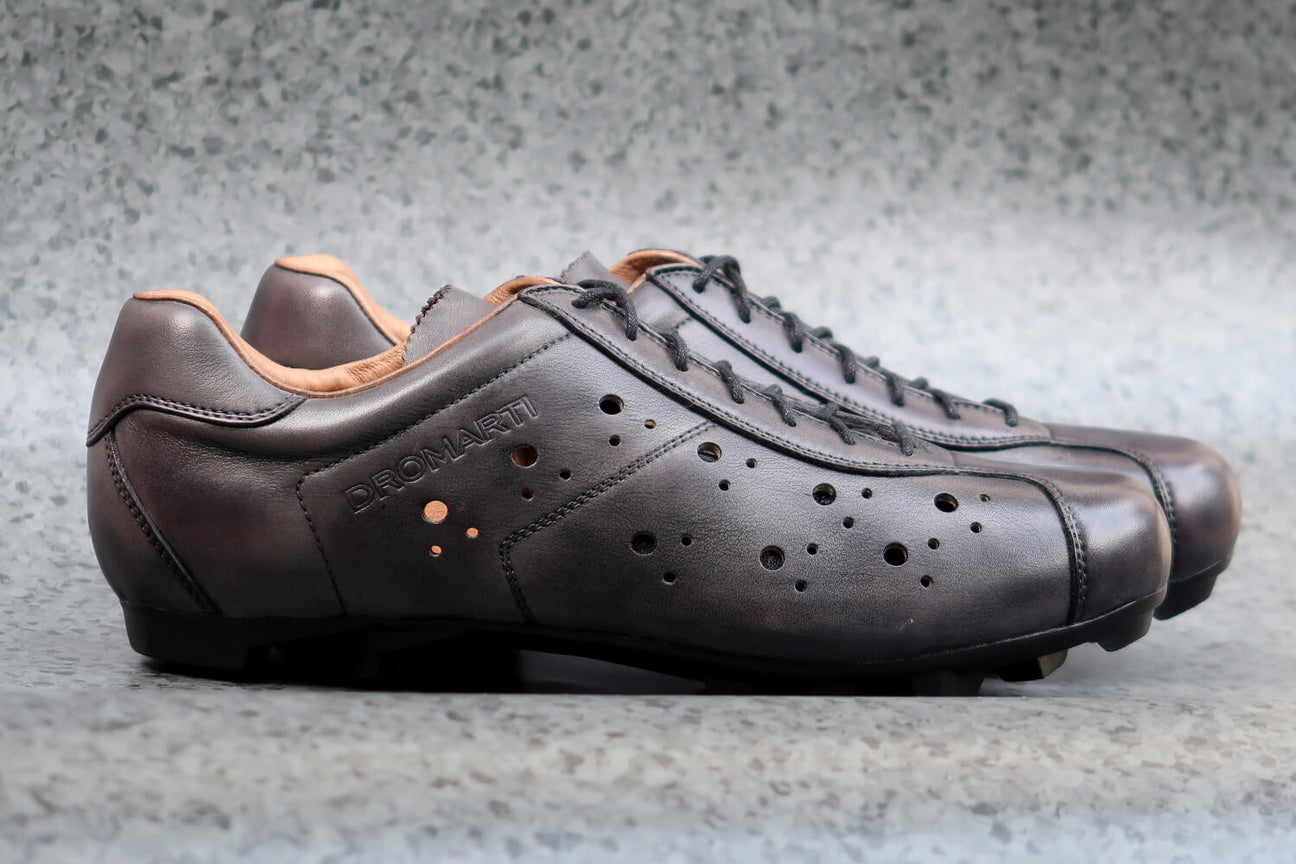 Sportivo Touring. Leather gravel & MTB cycling shoes | DROMARTI – D R O ...